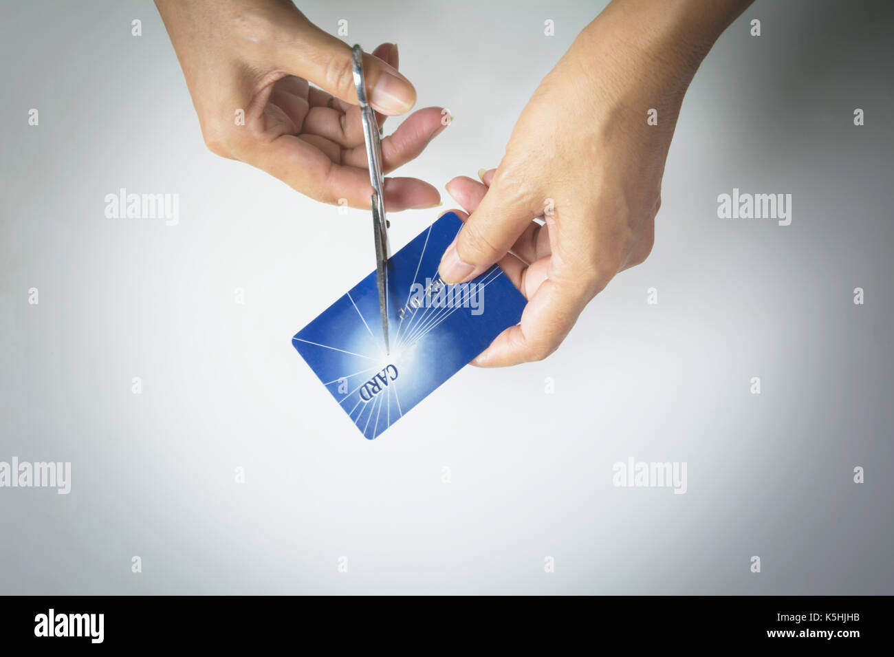 Cutting Up Credit Cards High Resolution Stock Photography and Images ...