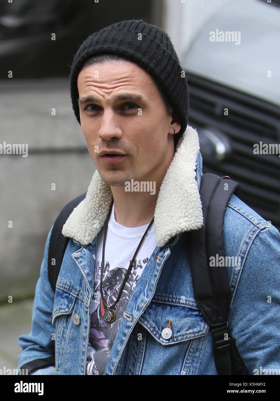 Aaron Sidwell outside ITV Studios Featuring: Aaron Sidwell Where ...