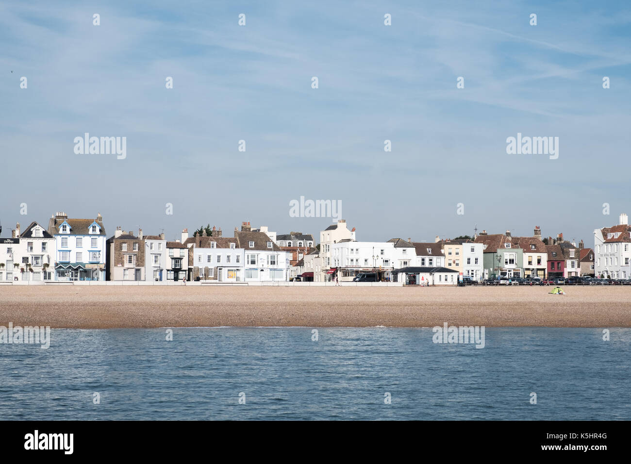 The Seafront at Deal Kent from the Pier Stock Photo - Alamy