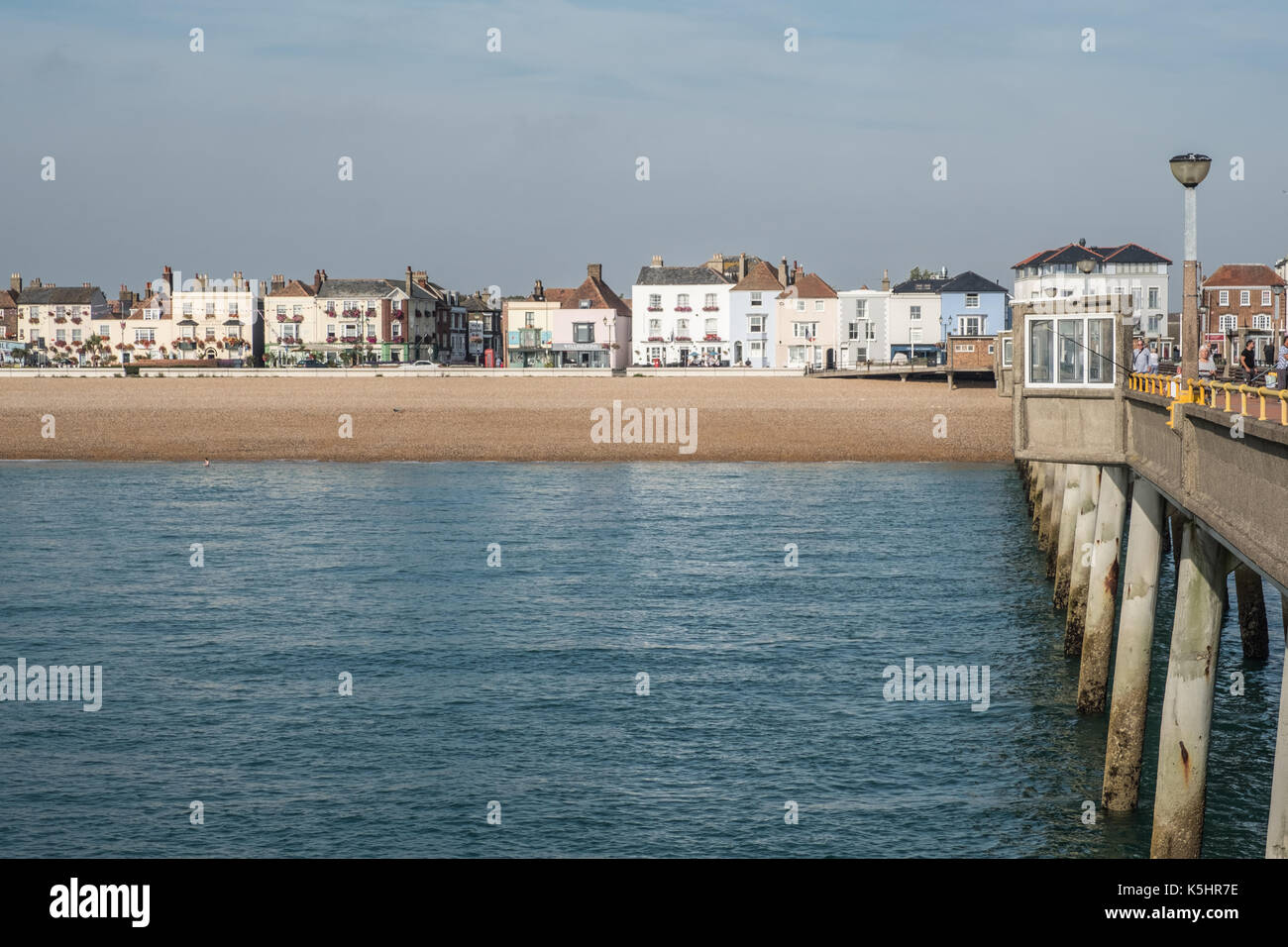 The Seafront at Deal Kent from the Pier Stock Photo - Alamy