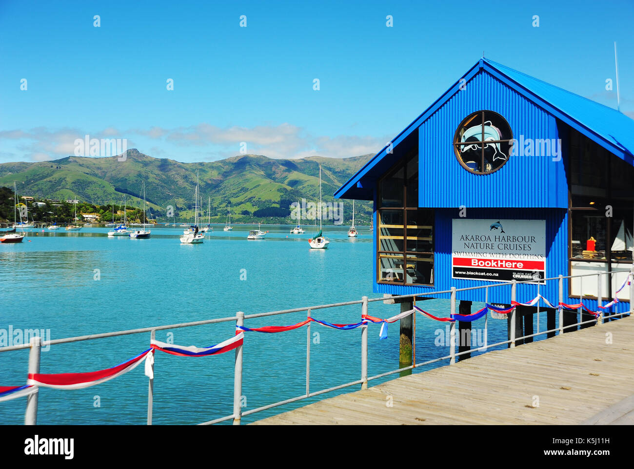 Akaroa new zealand hi-res stock photography and images - Alamy