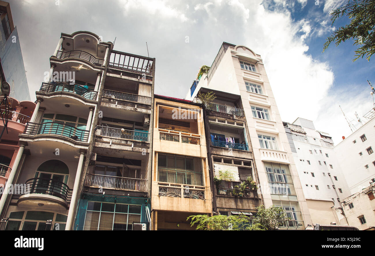 buildings in Saigon, Vietnam Stock Photo - Alamy