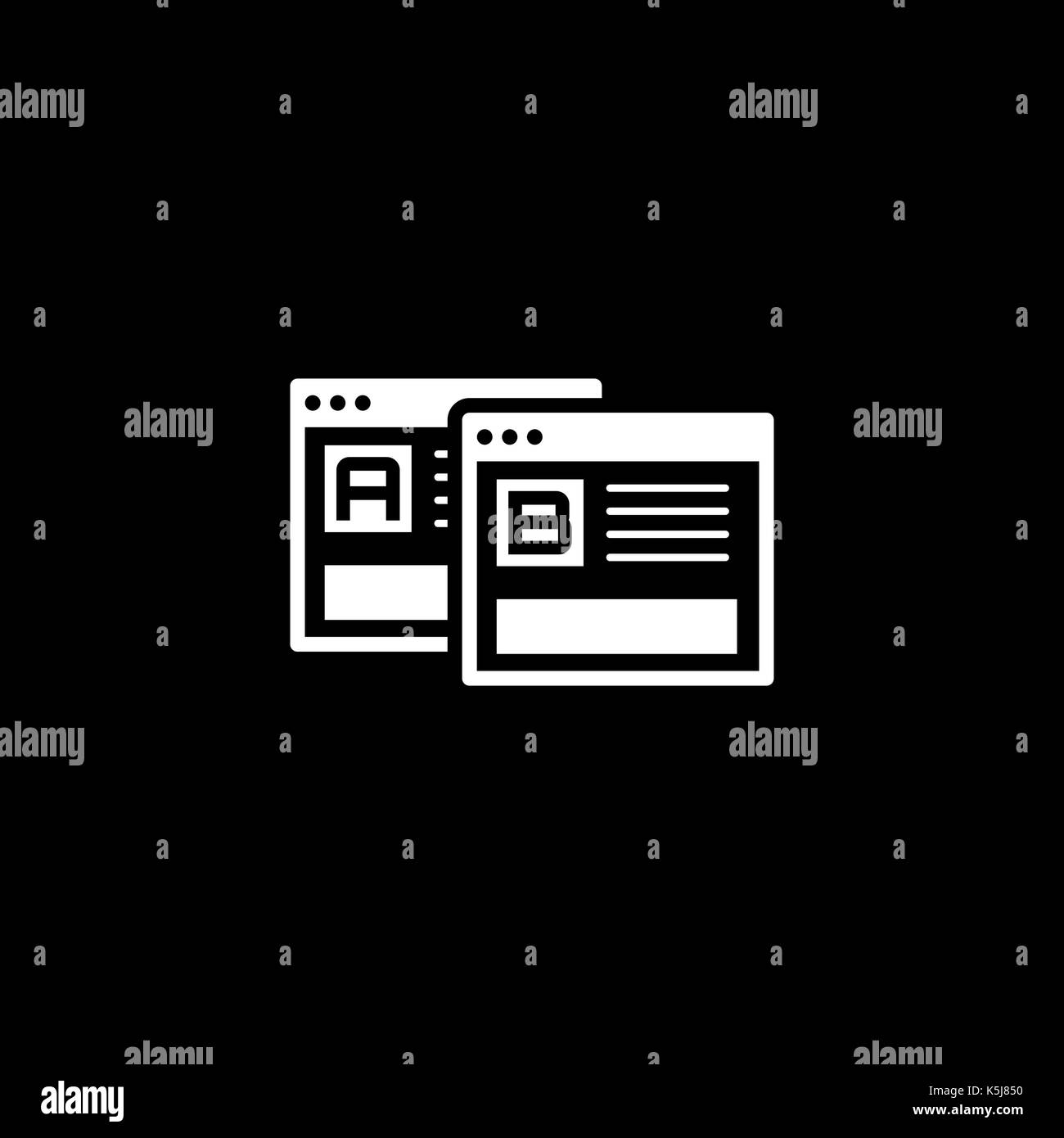Icon test research Black and White Stock Photos & Images - Alamy
