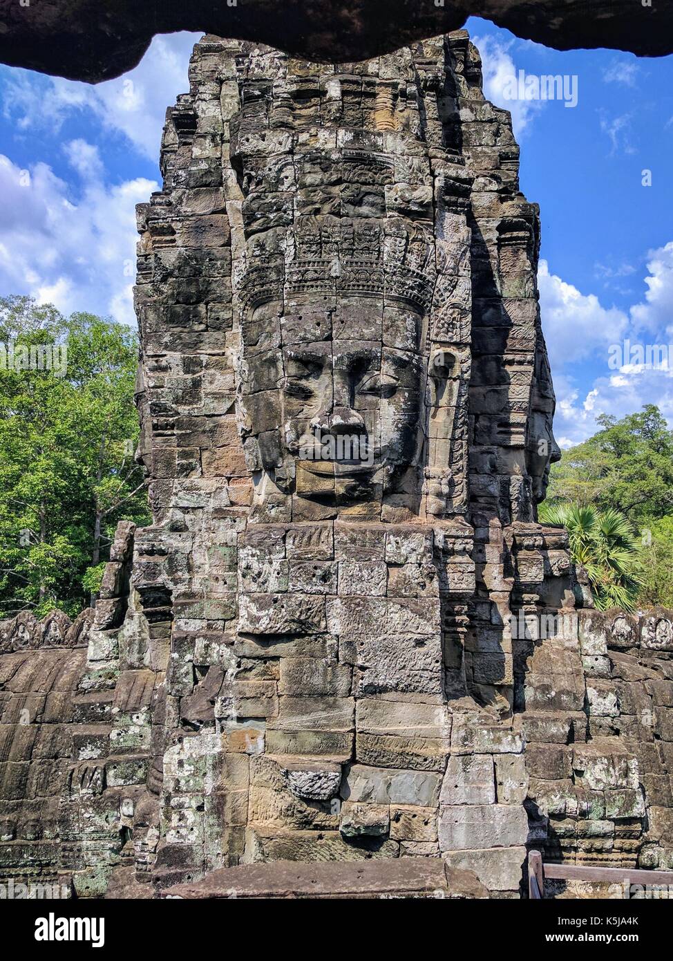 view of the ruins of angkor in the angkor wat temples complex, Krong ...