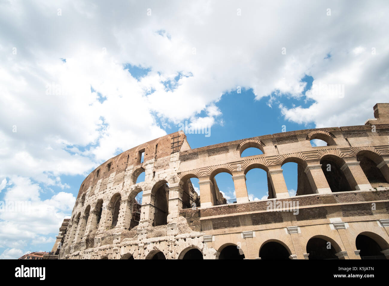 The Colosseum, an oval amphitheatre in the center of the city of Rome ...