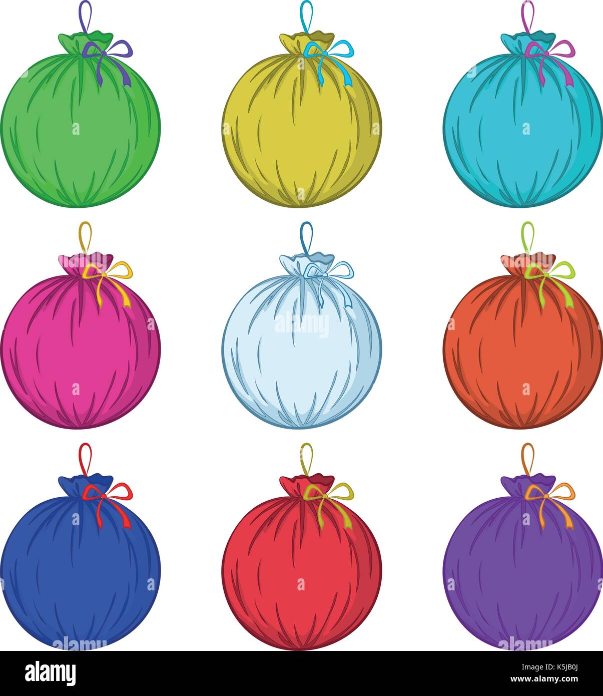 Christmas purple toy in Stock Vector Images - Alamy