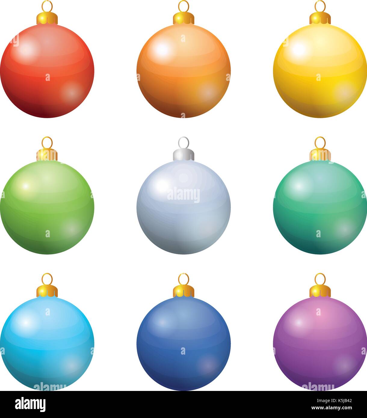 Violet christmas ball bauble Stock Vector Images - Alamy
