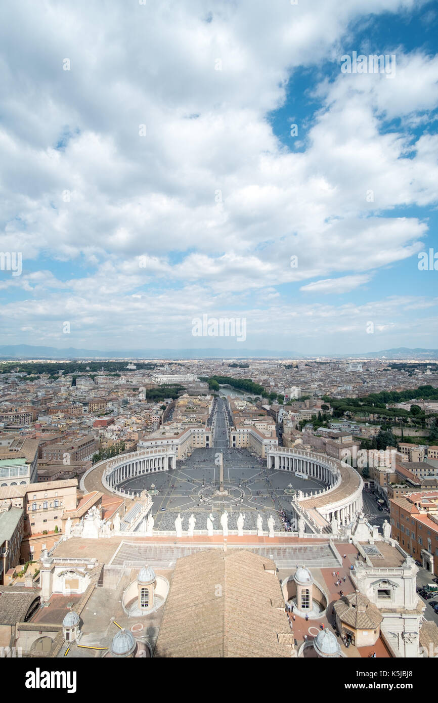 Vatican city aerial view hi-res stock photography and images - Alamy