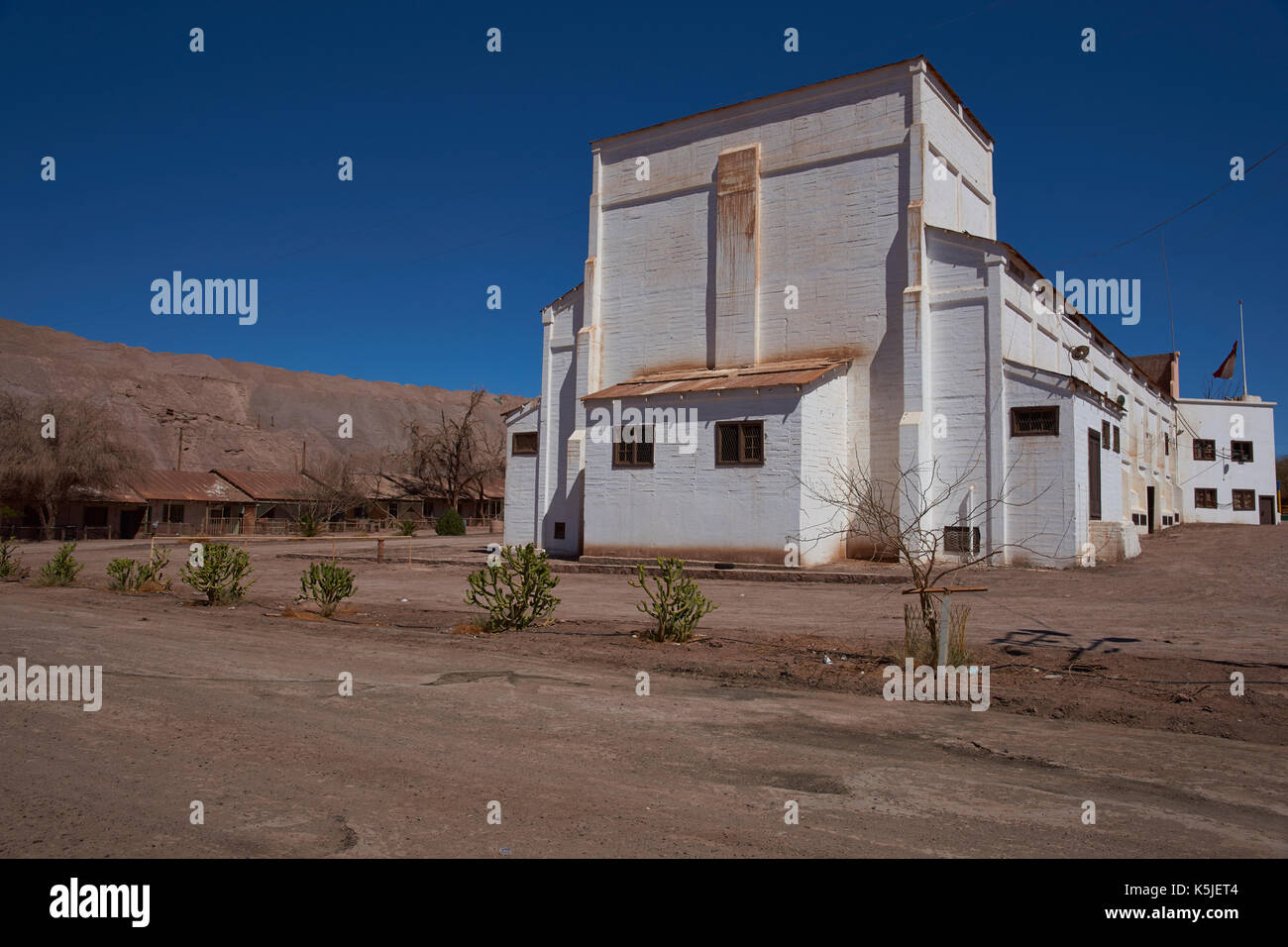 Ghost nitrate mining town in hi-res stock photography and images - Alamy