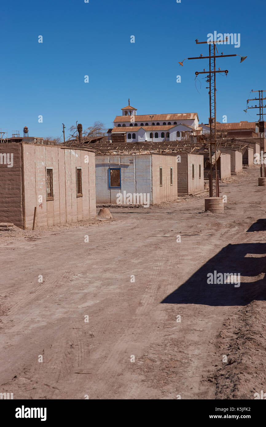 Ghost nitrate mining town in hi-res stock photography and images - Alamy