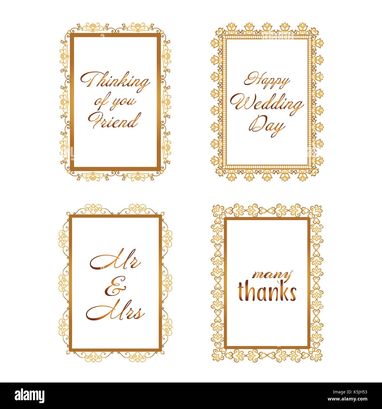 Elegant Lace Border Frames laser cut Picture Frames Stock Vector Image ...