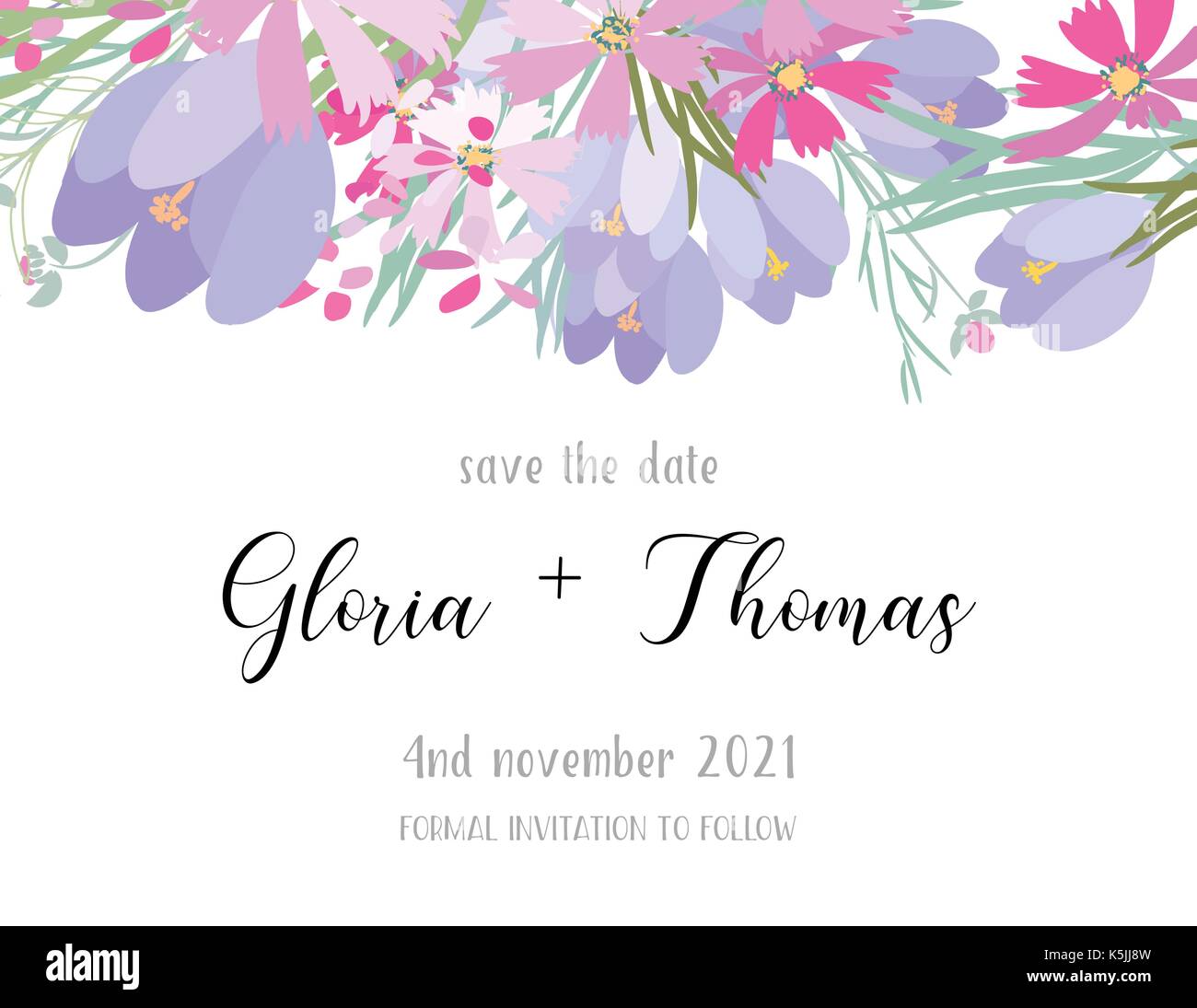 Greeting card for the wedding day Stock Vector Image & Art - Alamy