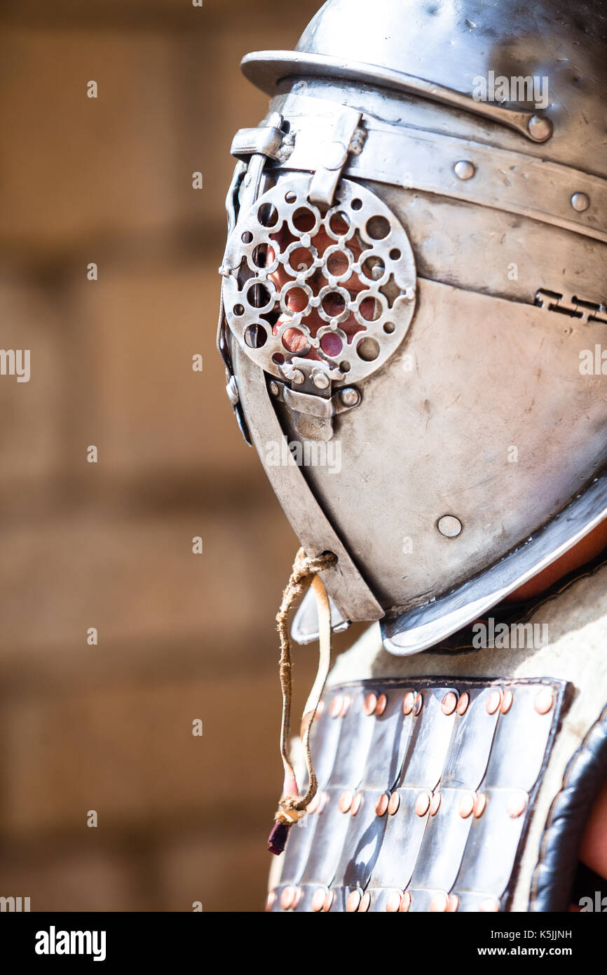 Gladiator head hi-res stock photography and images - Alamy