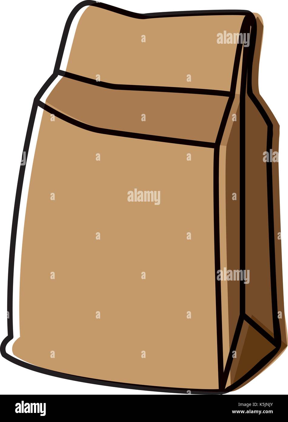 paper food bag Stock Vector Image & Art - Alamy