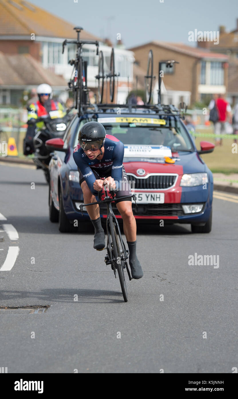 Ian Bibby, JLT Condor, Tour of Britain cycle race stage 5 timetrial at ...