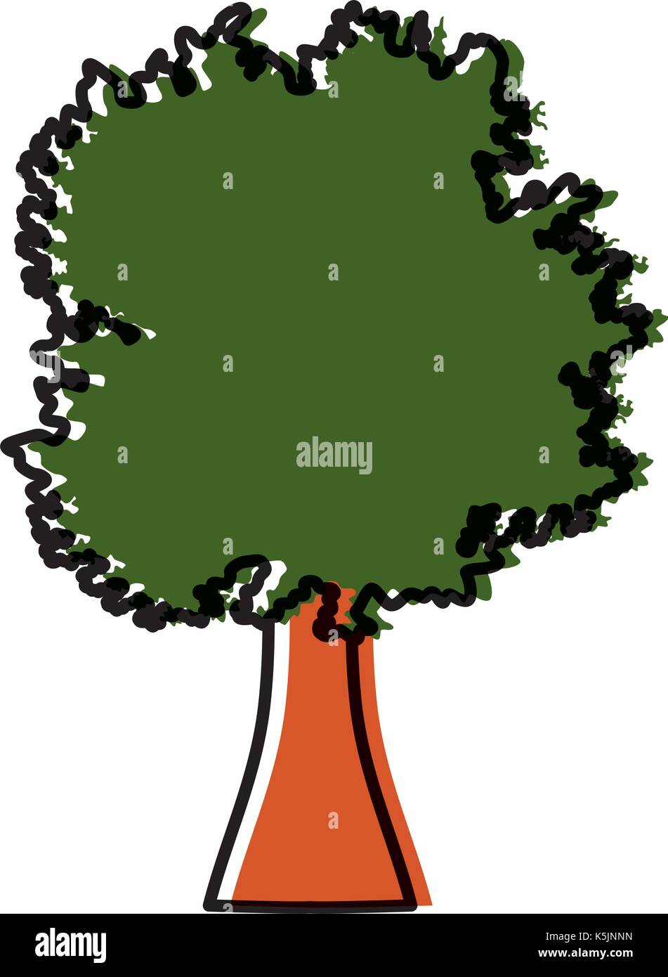 cartoon big tree Stock Vector Image & Art - Alamy