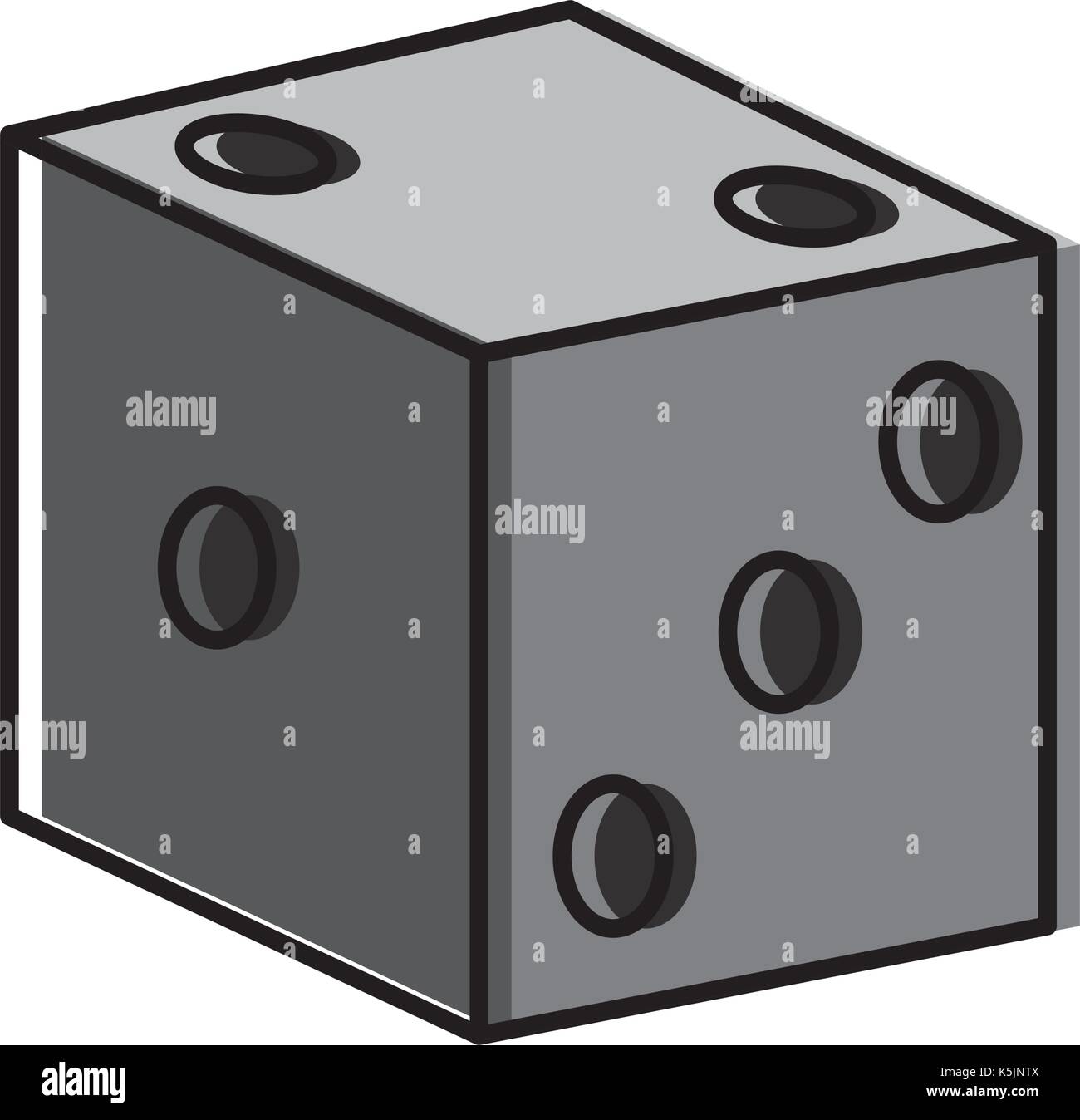 chance lucky dice Stock Vector Image & Art - Alamy