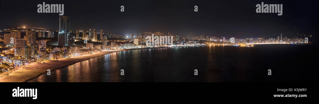 Benidorm night hi-res stock photography and images - Alamy
