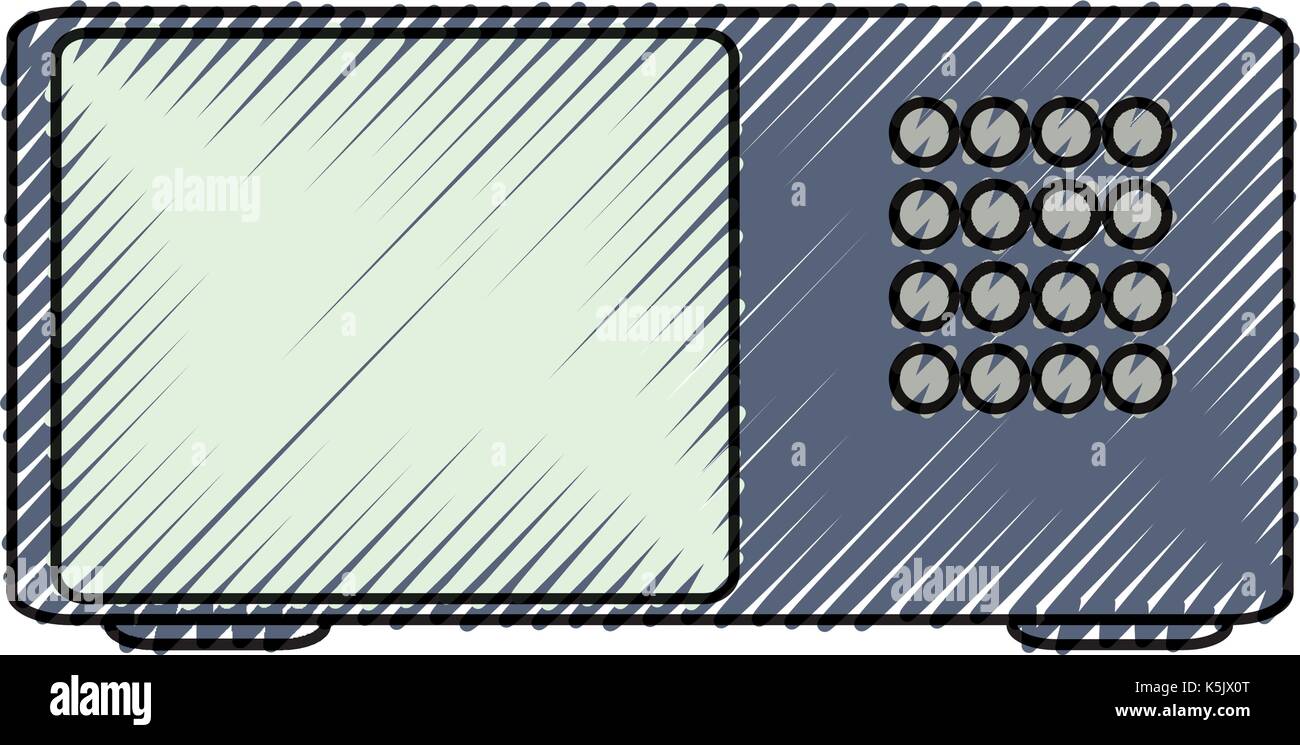 microwave vector illustration Stock Vector Image & Art - Alamy