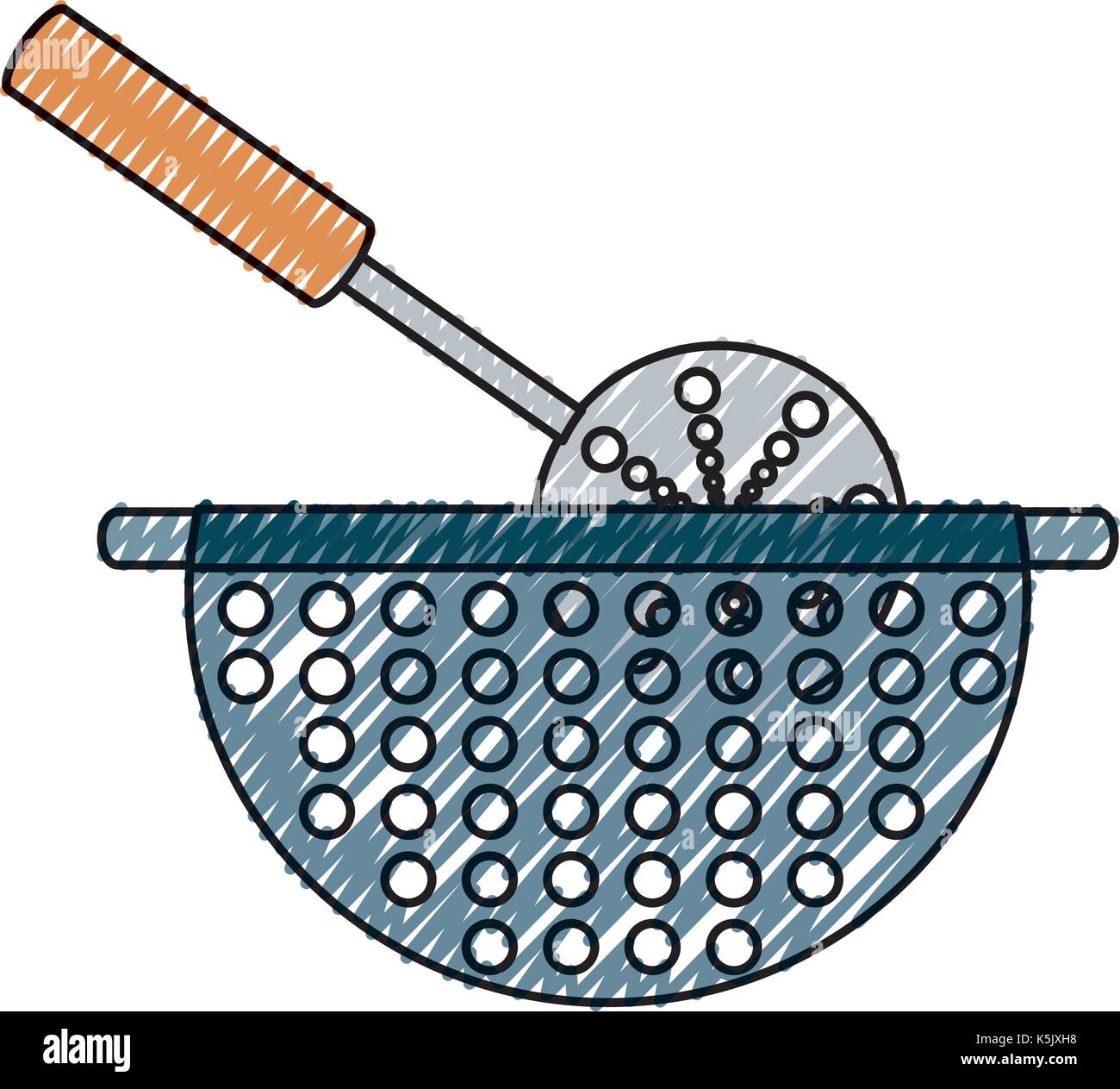 bowl drained vector illustration Stock Vector Image & Art - Alamy