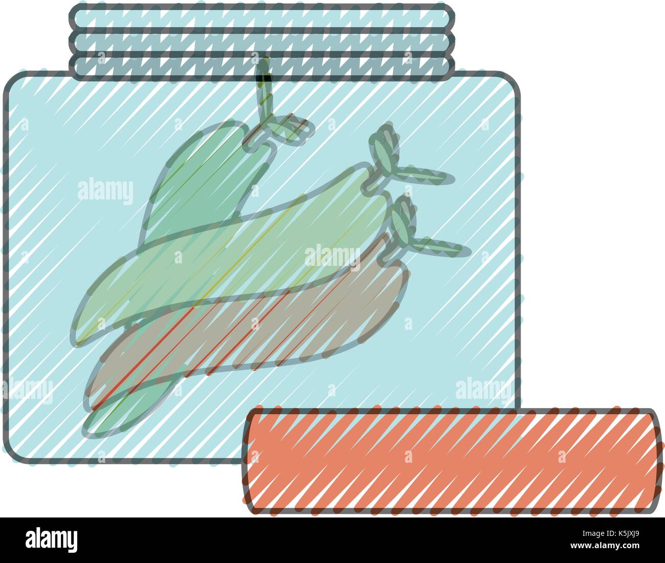 Colorful mason jar Stock Vector Images - Alamy