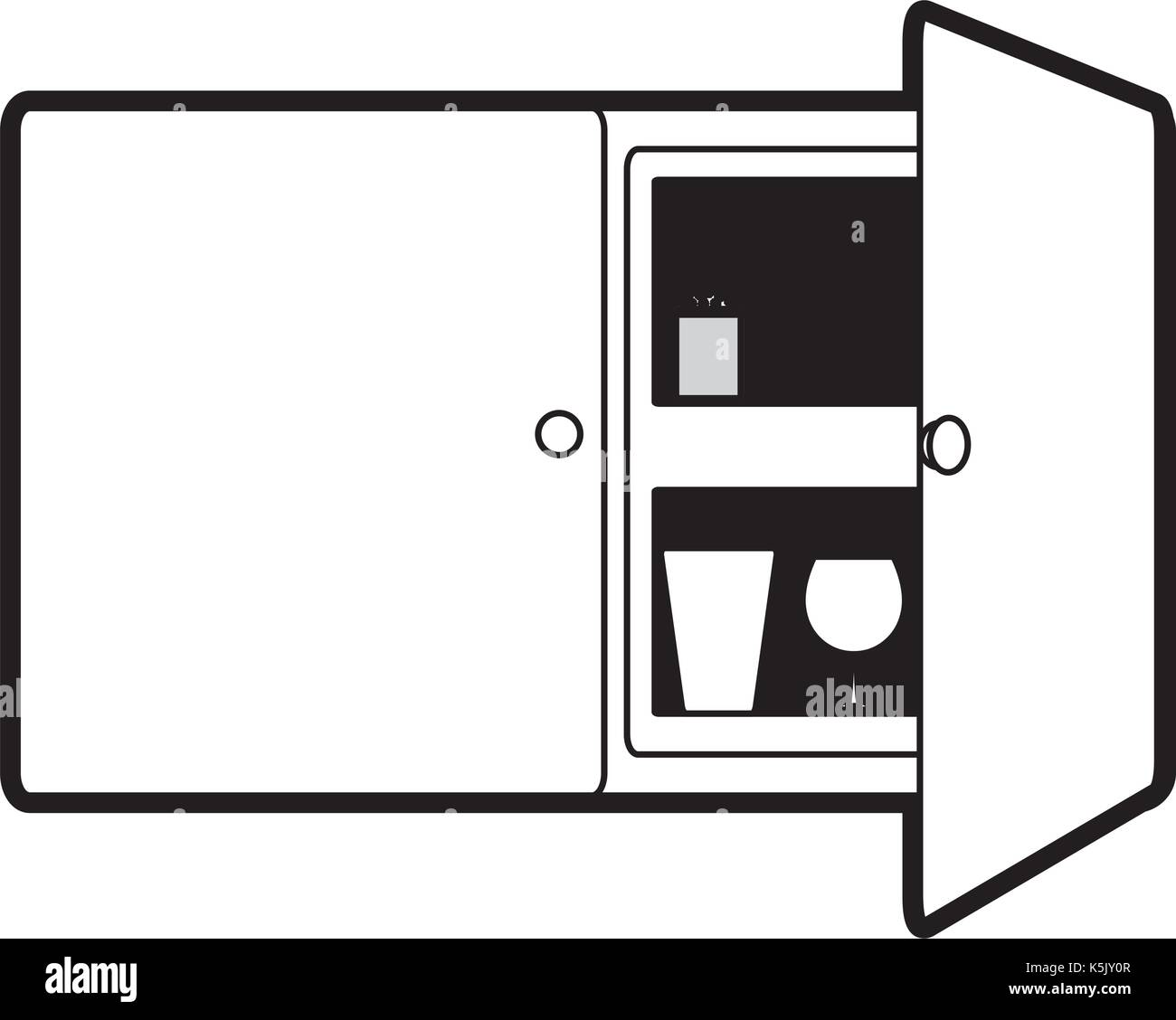 cupboard vector illustration Stock Vector Image & Art - Alamy