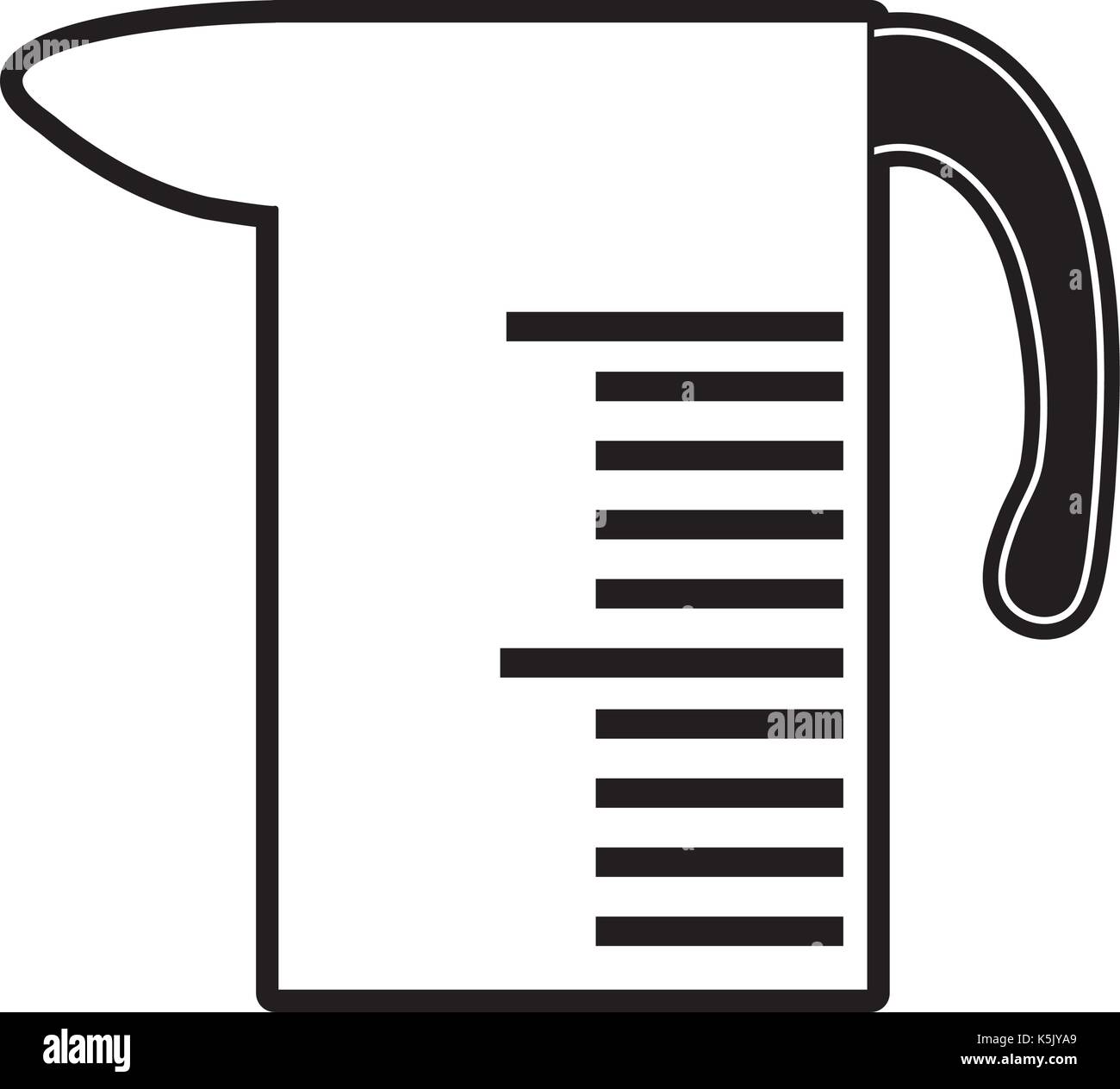 measuring jug vector illustration Stock Vector Image & Art - Alamy