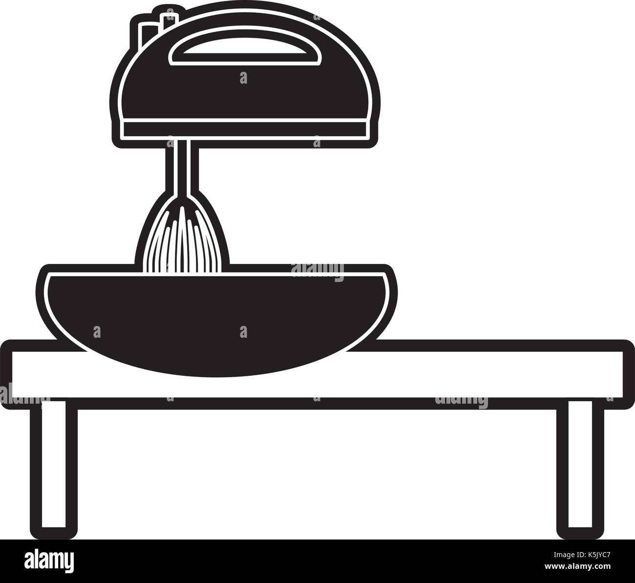 kitchen table vector illustration Stock Vector Image & Art - Alamy