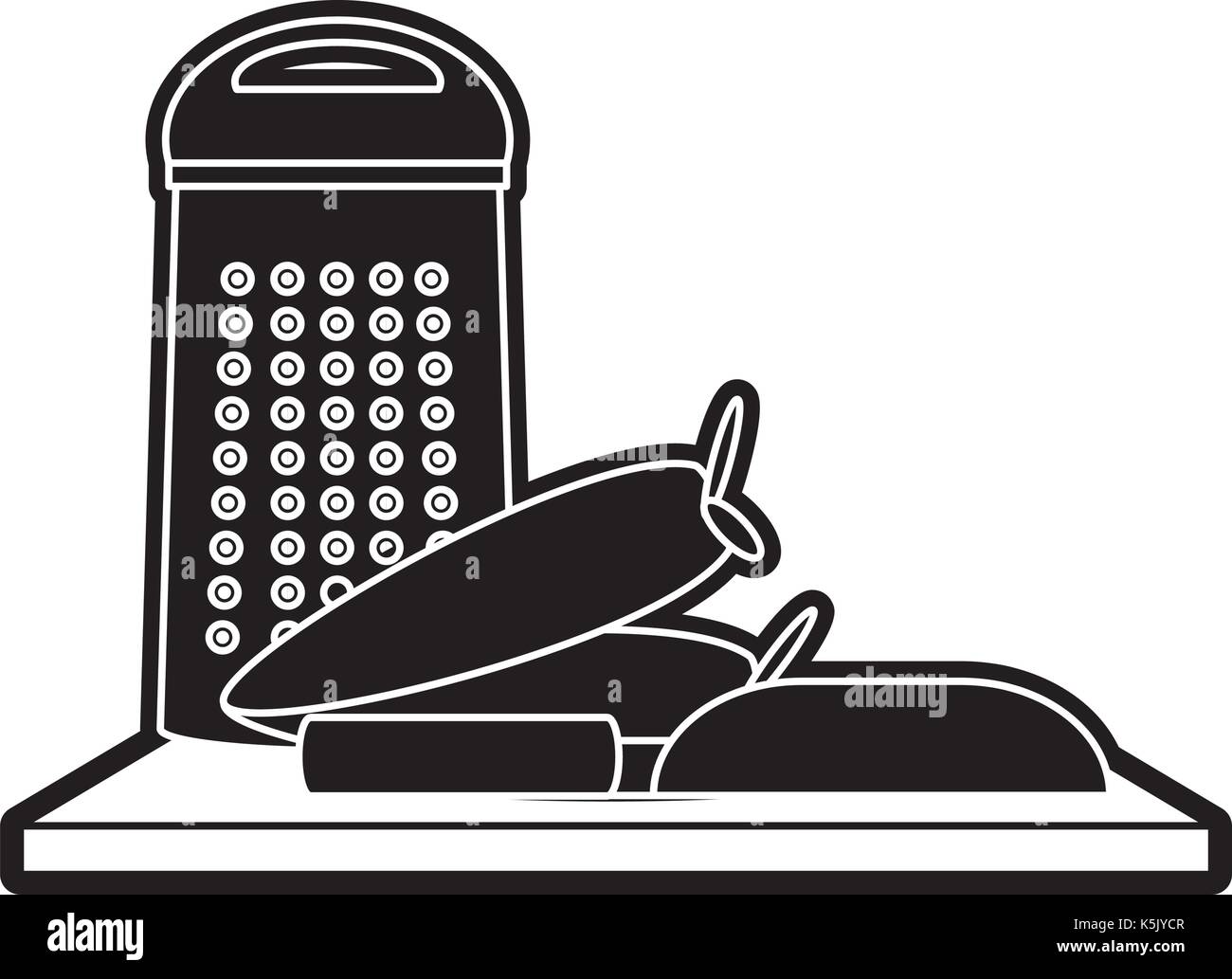 cutting board vector illustration Stock Vector Image & Art - Alamy