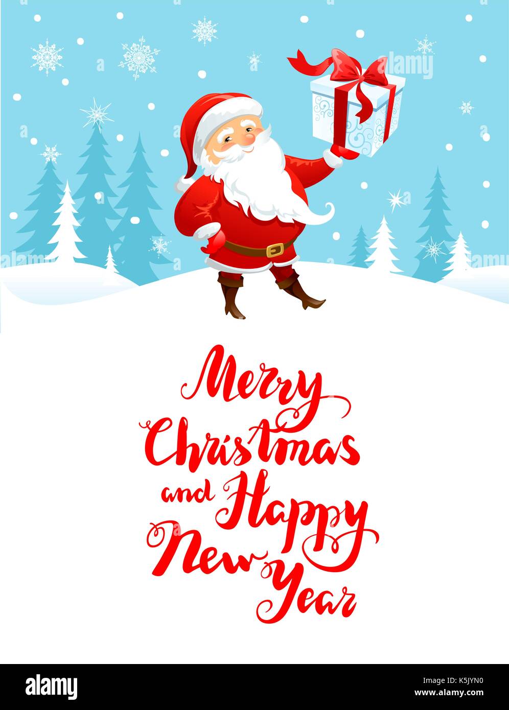 Santa holiday cartoons Stock Vector Image & Art - Alamy