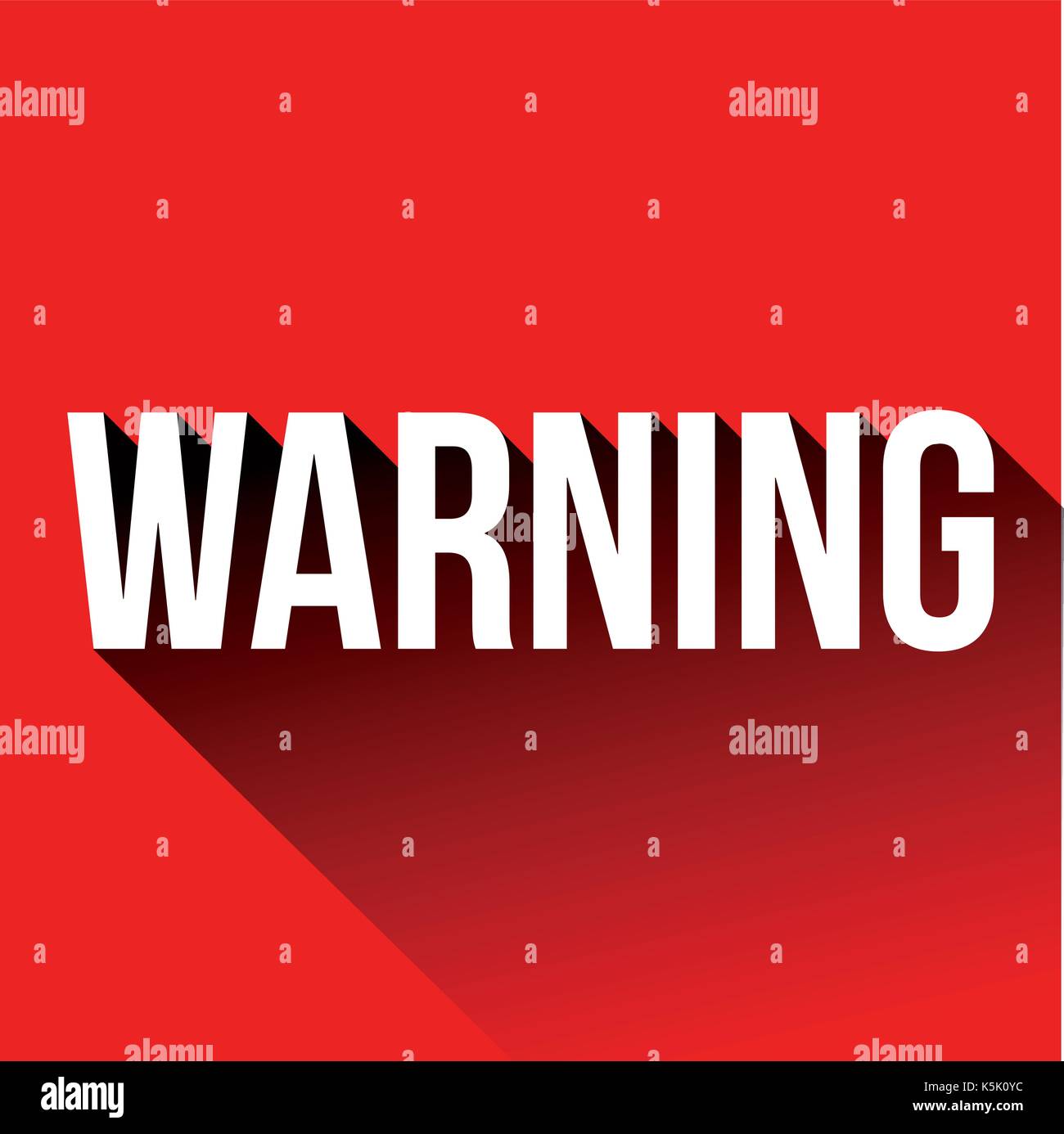 Warning sign red vector Stock Vector Image & Art - Alamy