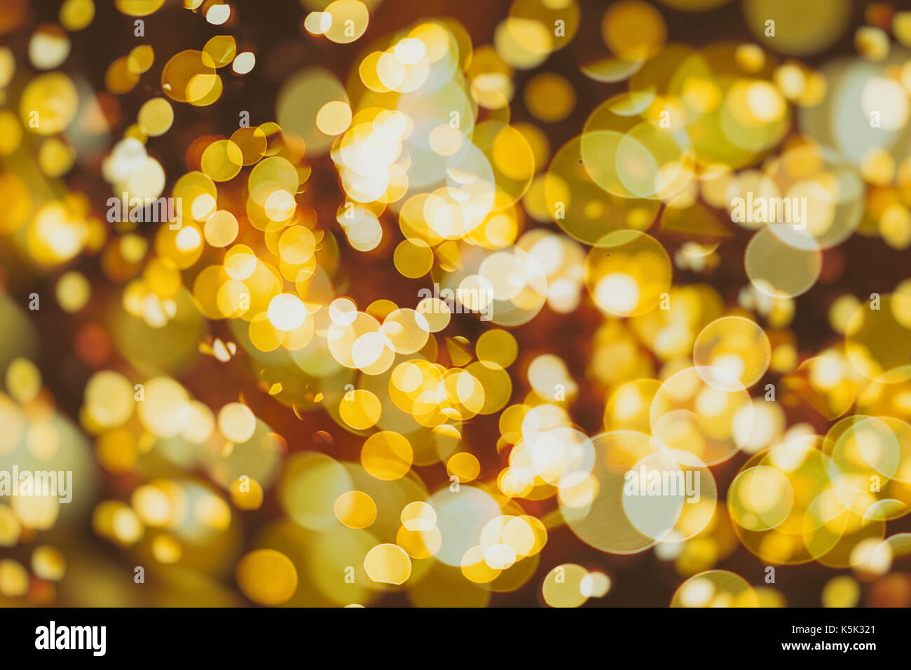 Bright light spots abstract bokeh blurred texture background Stock ...
