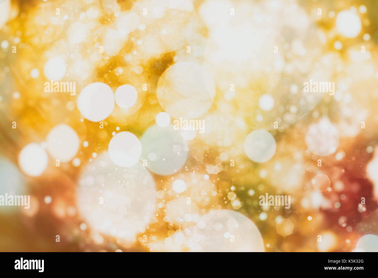 Bright light spots abstract bokeh blurred texture background Stock ...