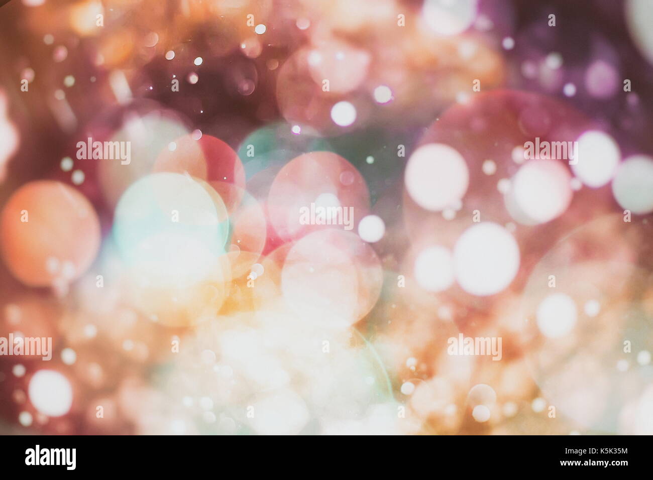 Bright light spots abstract bokeh blurred texture background Stock ...