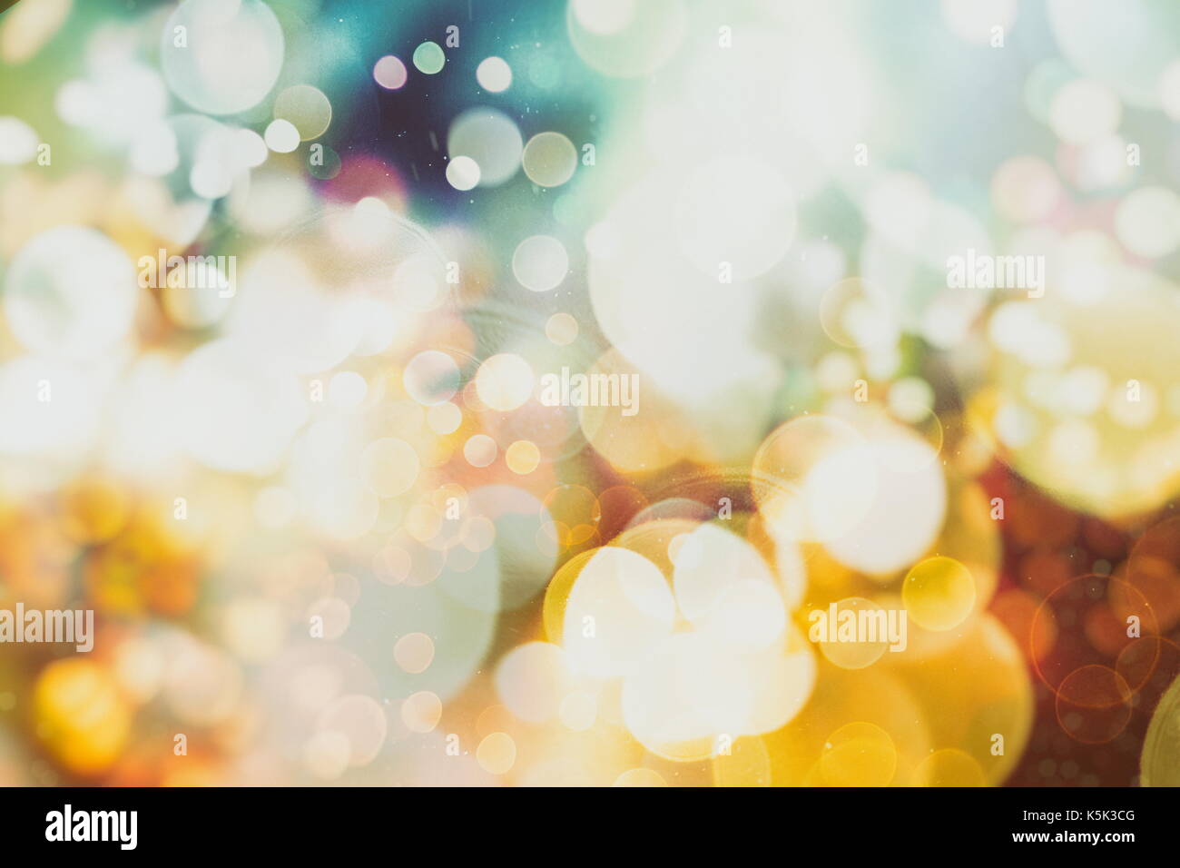 Bright light spots abstract bokeh blurred texture background Stock ...