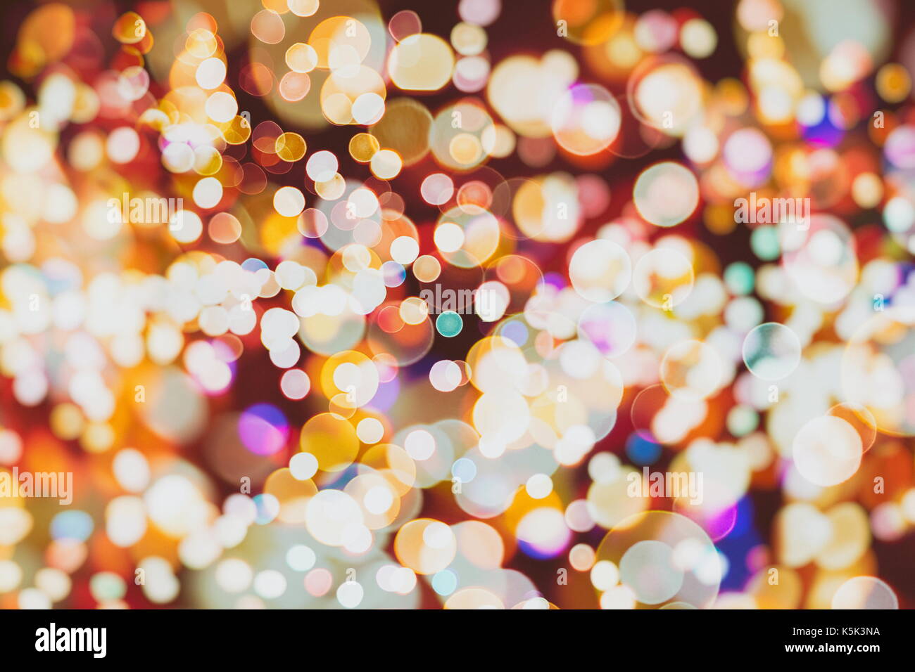 Bright light spots abstract bokeh blurred texture background Stock ...