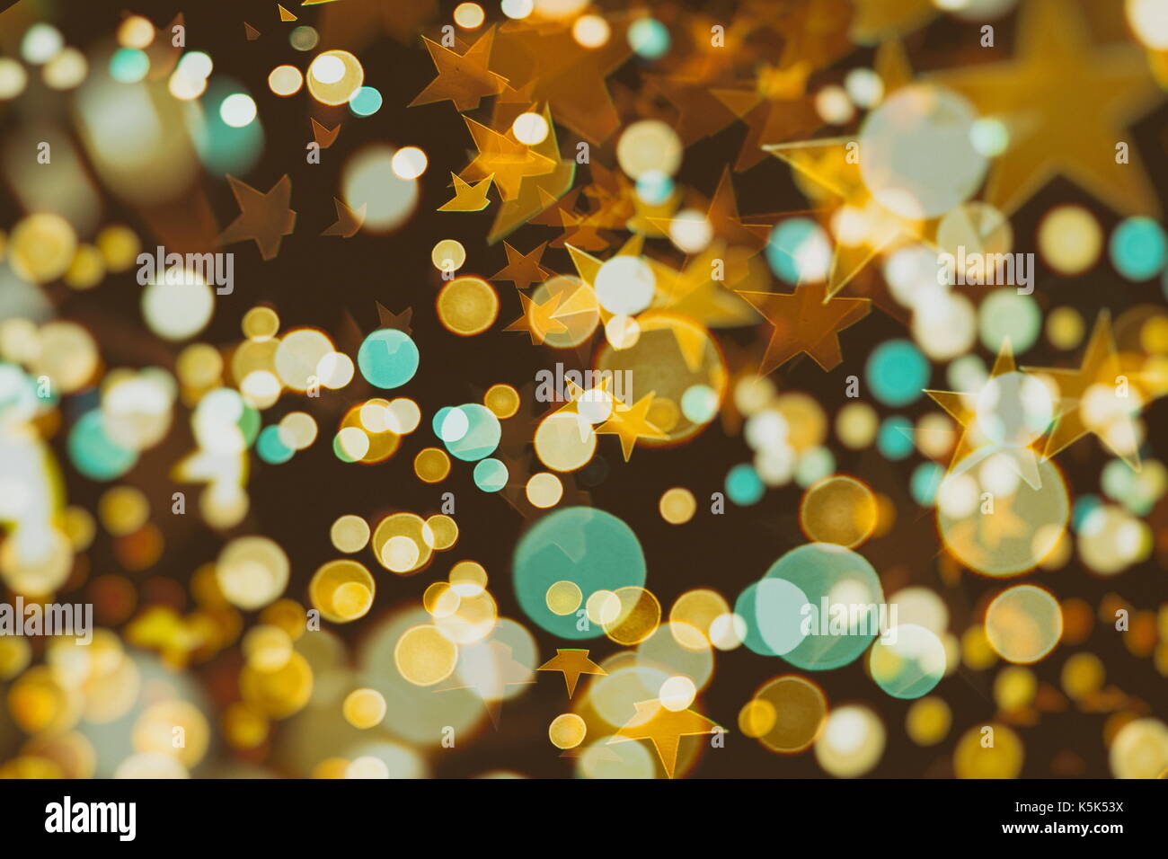 Bright light spots abstract bokeh blurred texture background Stock ...