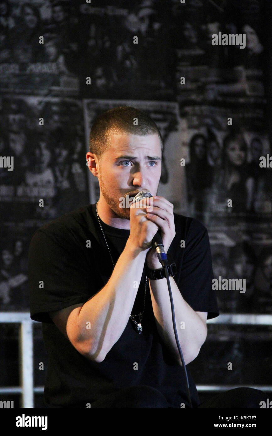 Mike Posner performs 2010 Vans Warped Tour Fairplex Pomona,Ca Stock ...