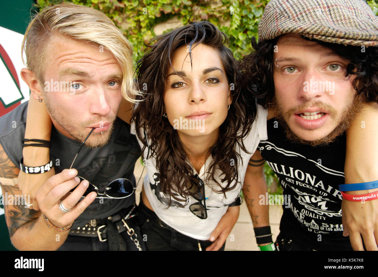 Nick Kent,Tatiana DeMaria Jake Reed TAT backstage portrait shoot 2009 ...