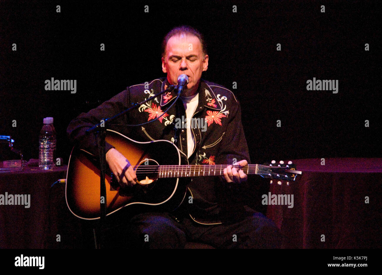 John Hiatt performing Arlington Theatre Santa Barbara,CA Stock Photo ...