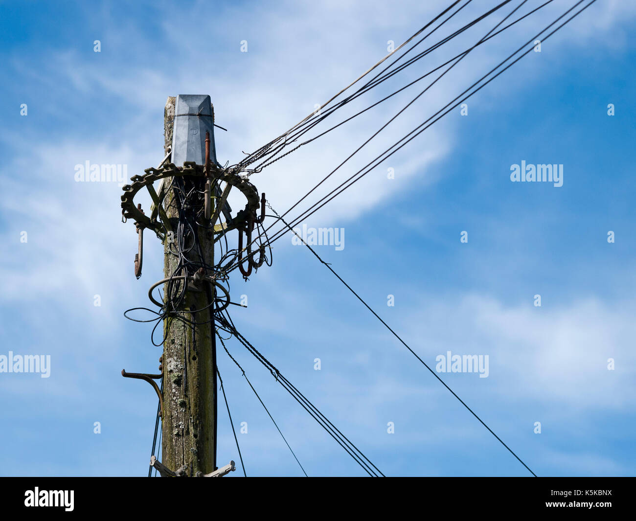Power telegraph pole hi-res stock photography and images - Alamy