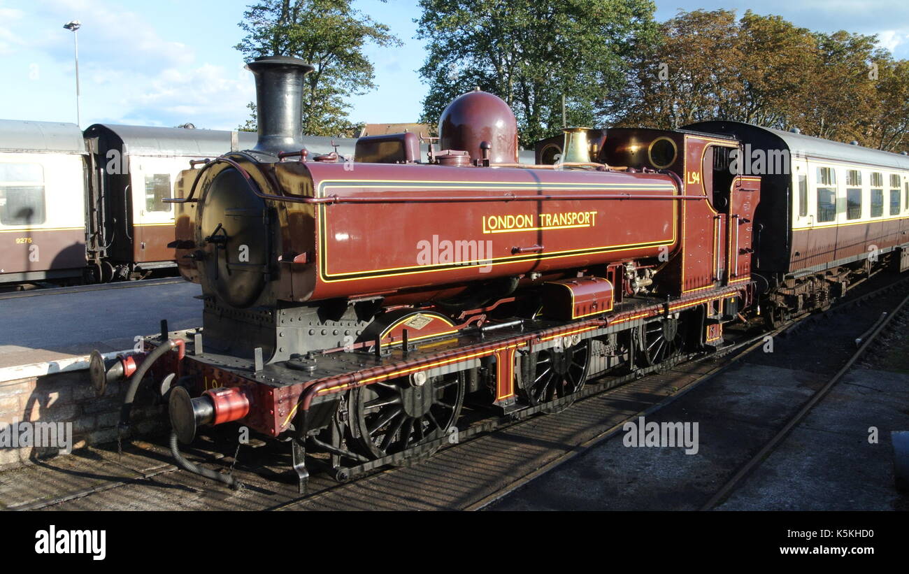 GWR 5700 Class 7752/L94 cooling down at Dartmouth Steam Railway ...