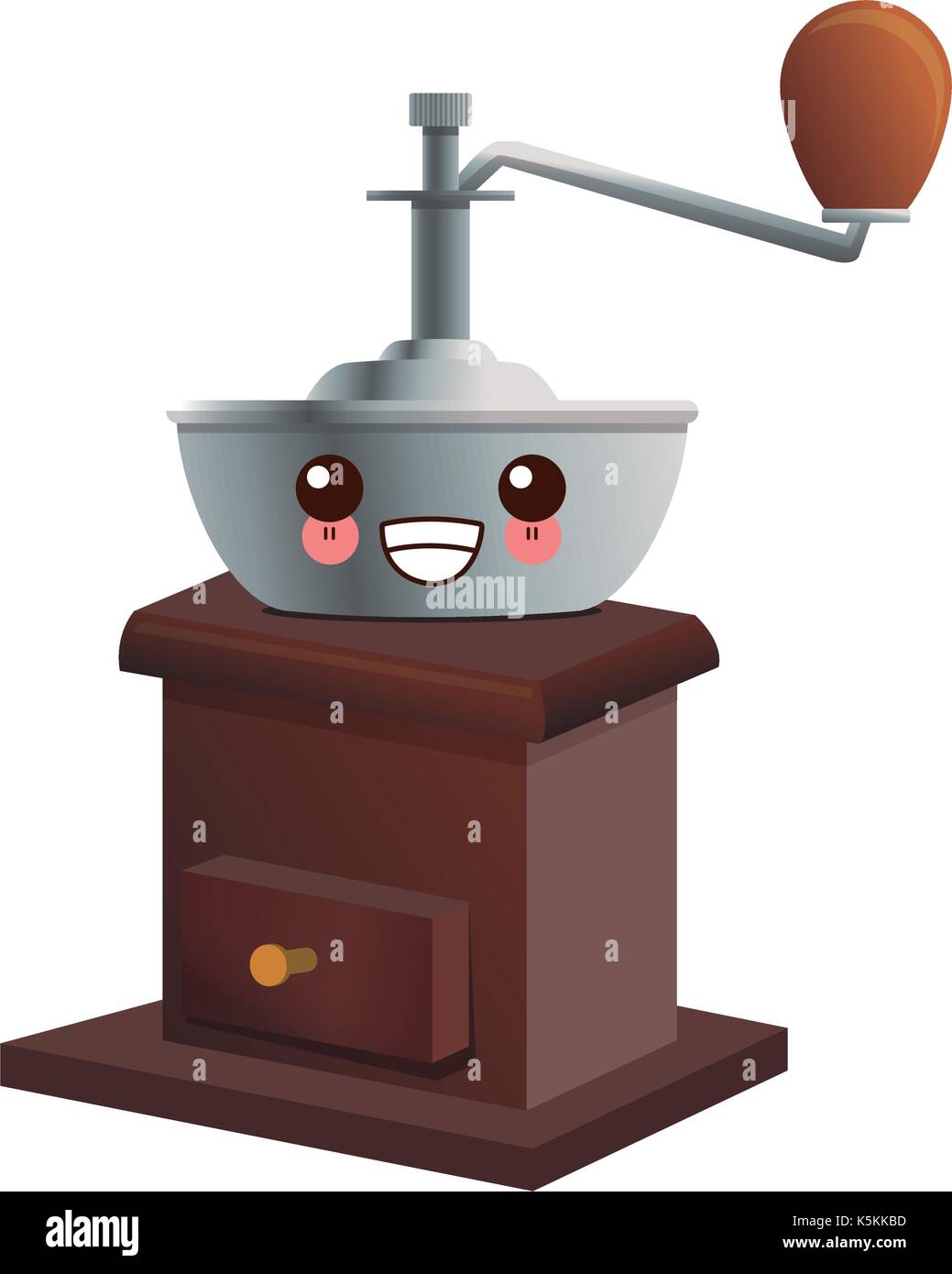 Kitchen meat grinder cartoon Stock Vector Images - Alamy