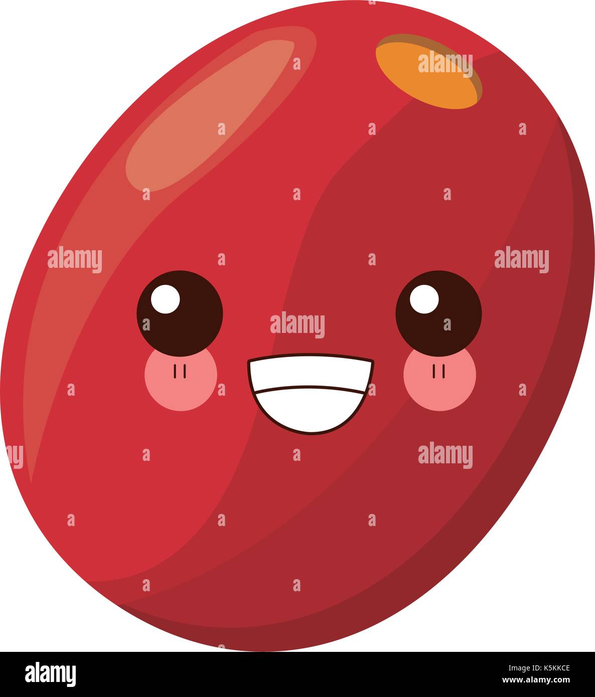 red coffee seed kawaii cartoon Stock Vector Image & Art - Alamy