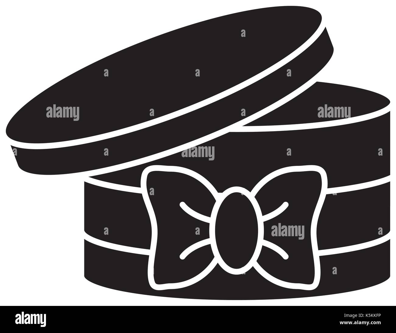 round box ribbon Stock Vector Image & Art - Alamy