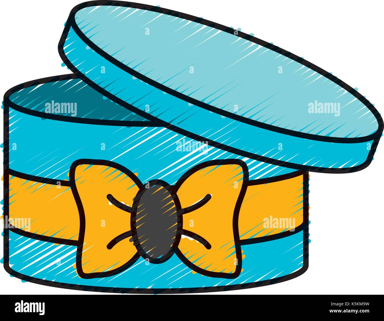 round box ribbon Stock Vector Image & Art - Alamy