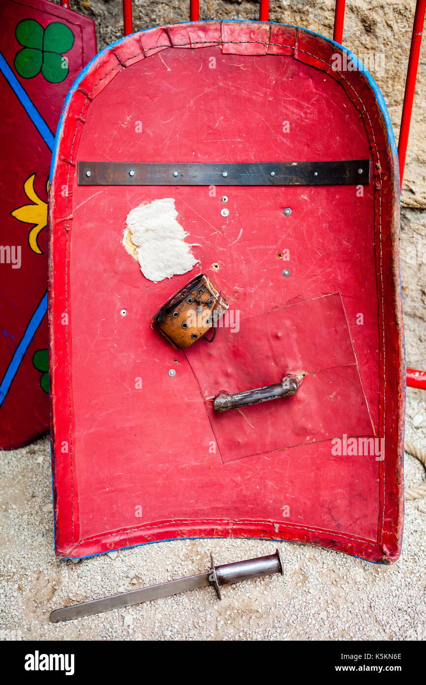 Gladiator shield hi-res stock photography and images - Alamy