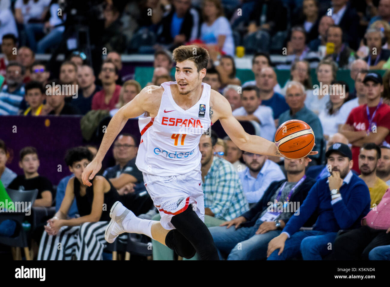 September 4, 2017: Juancho Hernangomez #41 (ESP) during the FIBA ...