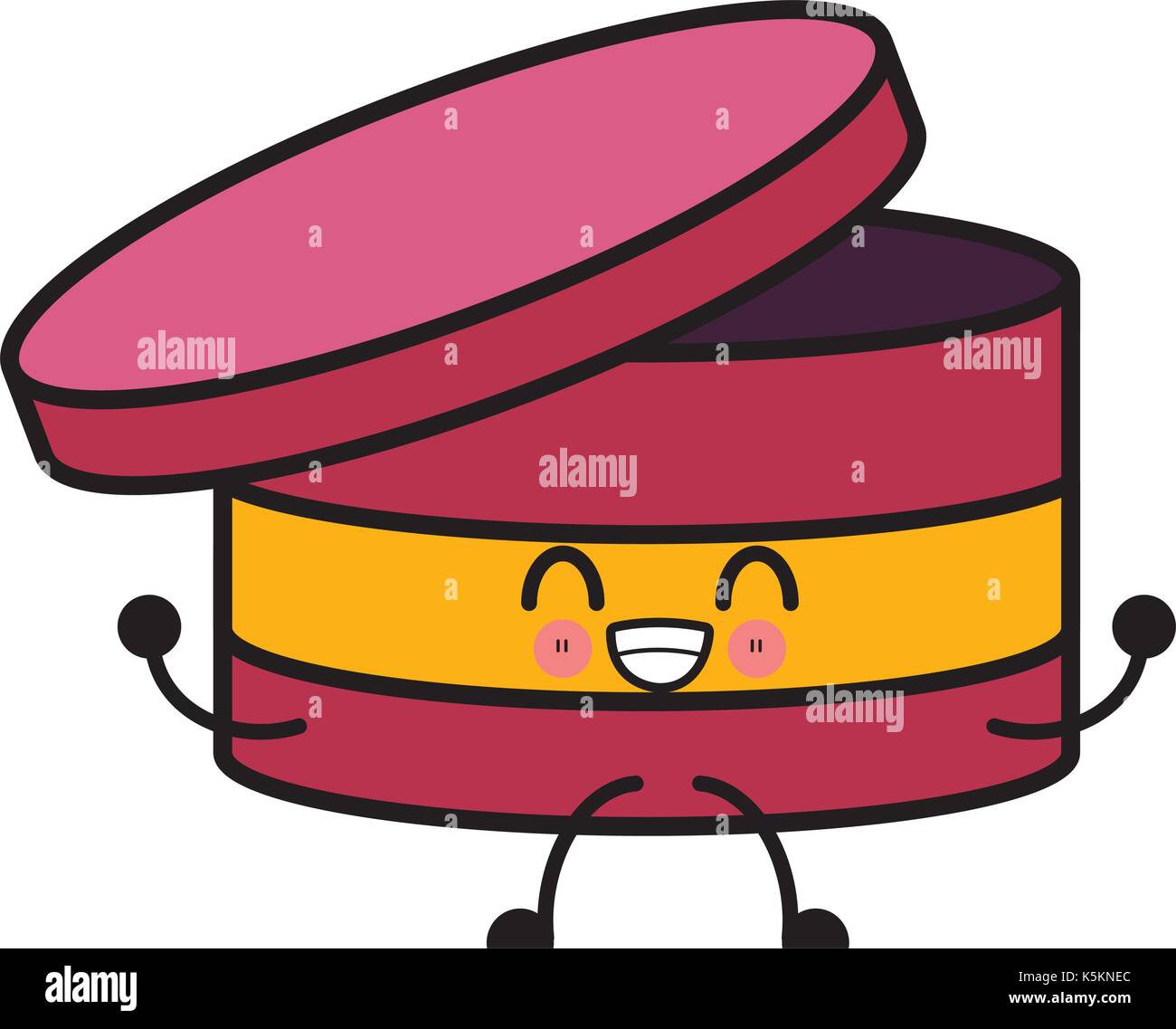 Round box cargo Cut Out Stock Images & Pictures - Alamy