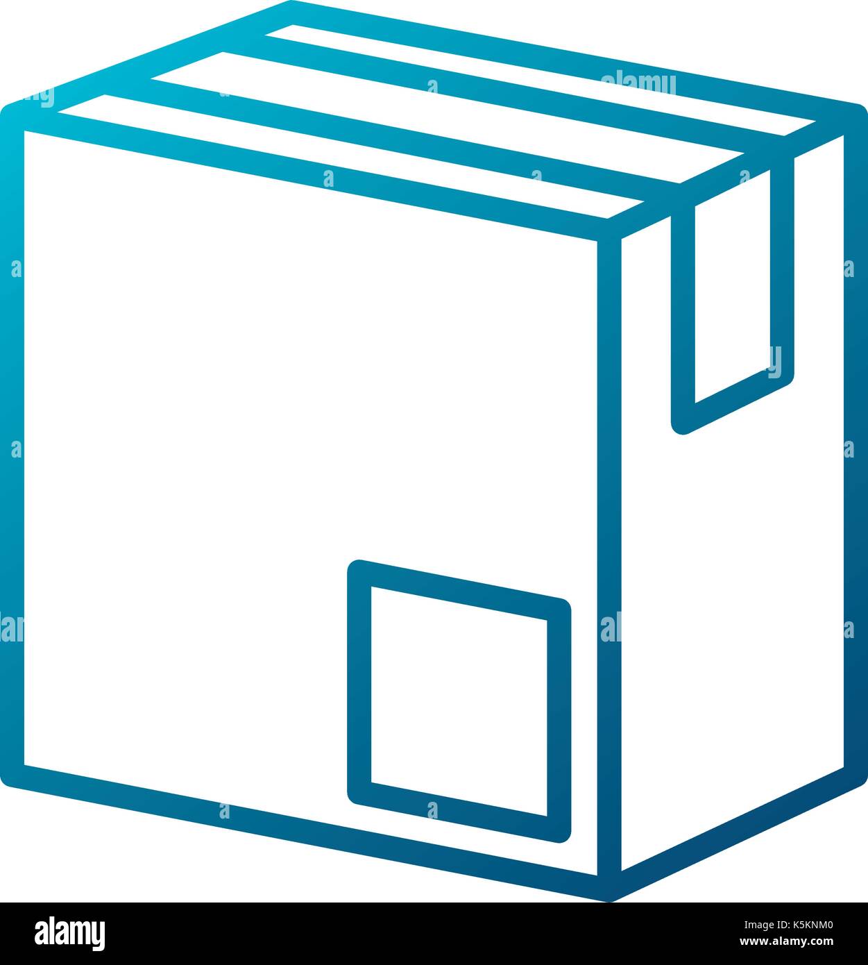 shipping box paperboard Stock Vector Image & Art - Alamy